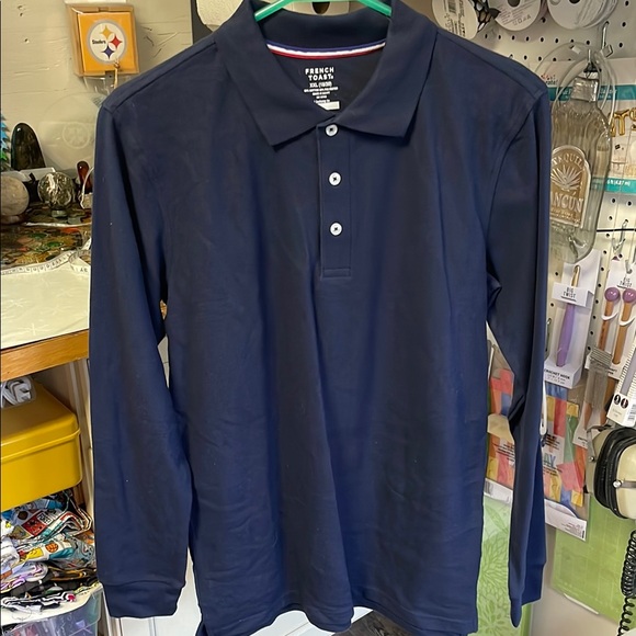 French Toast | Shirts & Tops | French Toast Blue Longsleeve Polo Shirt ...